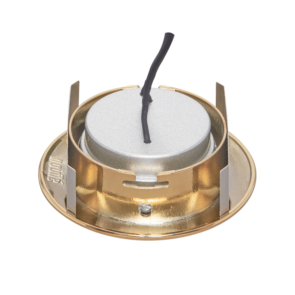LED Downlights: A 5068 T Flat gold-chrom 8W 930 38° dim C